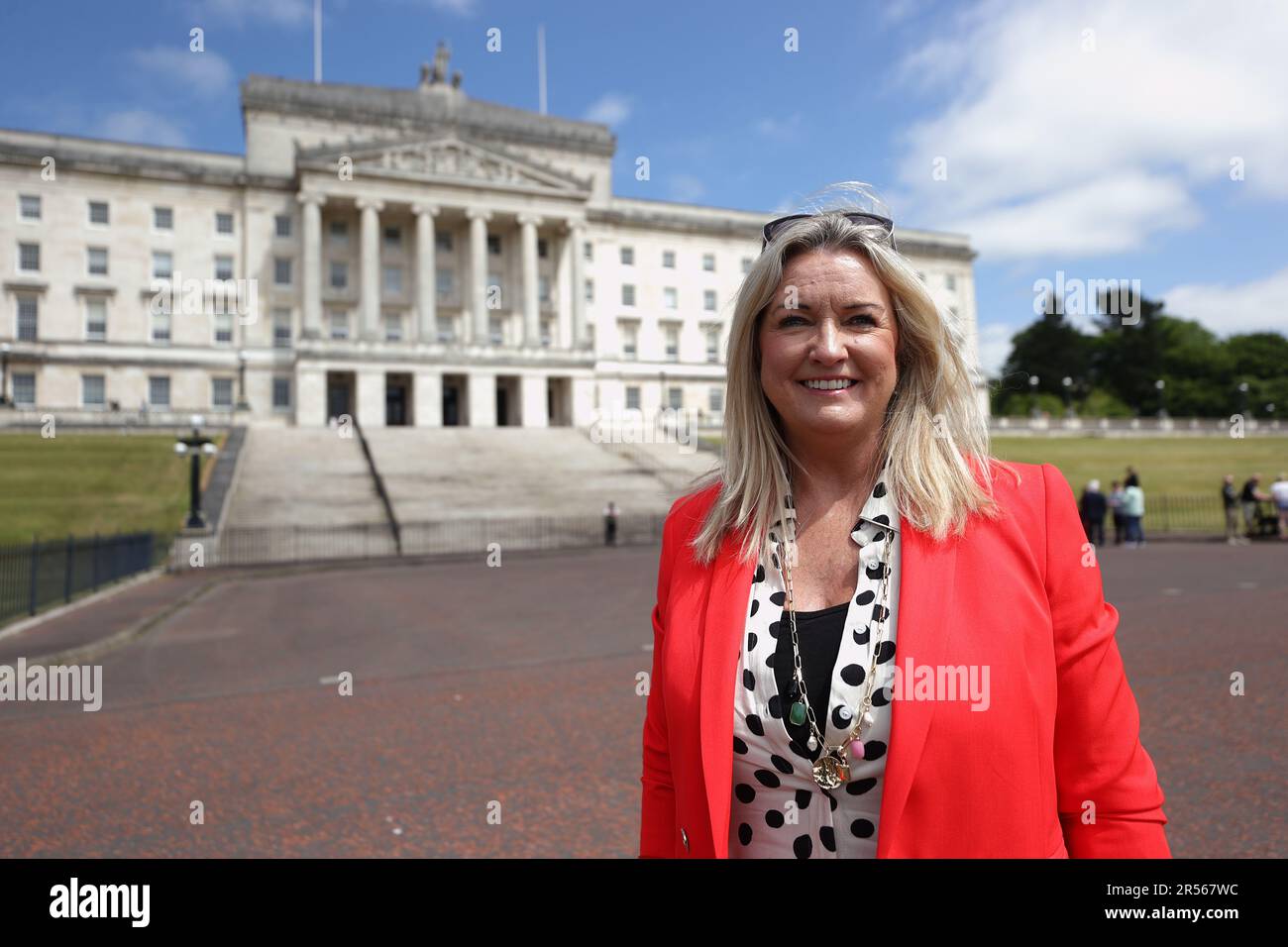 Northern Ireland Ambassador for Kidney Care UK Jo-Anne Dobson outside ...