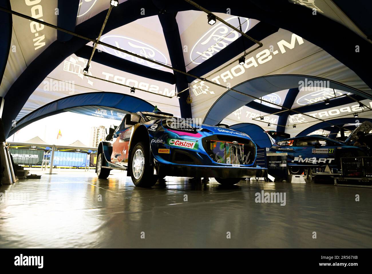 Puma rally1 hybrid service park hi-res stock photography and images - Alamy