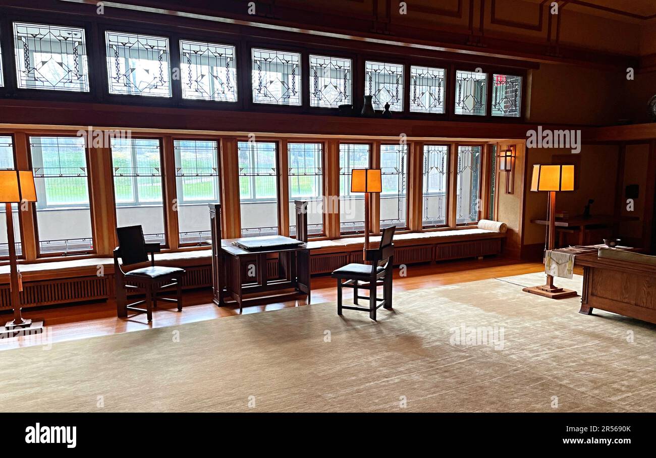 Great Room Frank Lloyd Wright Work