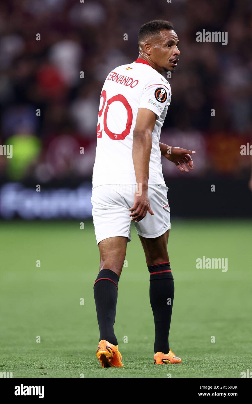 Budapest, Hungary. 31st May, 2023. Fernando Reges of Sevilla FC looks ...