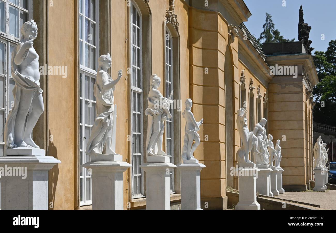 01 June 2023, Brandenburg, Potsdam: With the re-installation of the ...