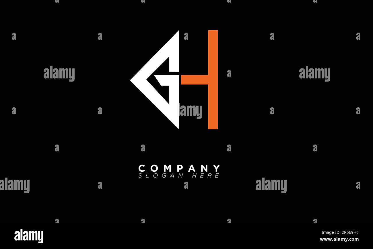 GH Alphabet letters Initials Monogram logo Stock Vector Image & Art - Alamy