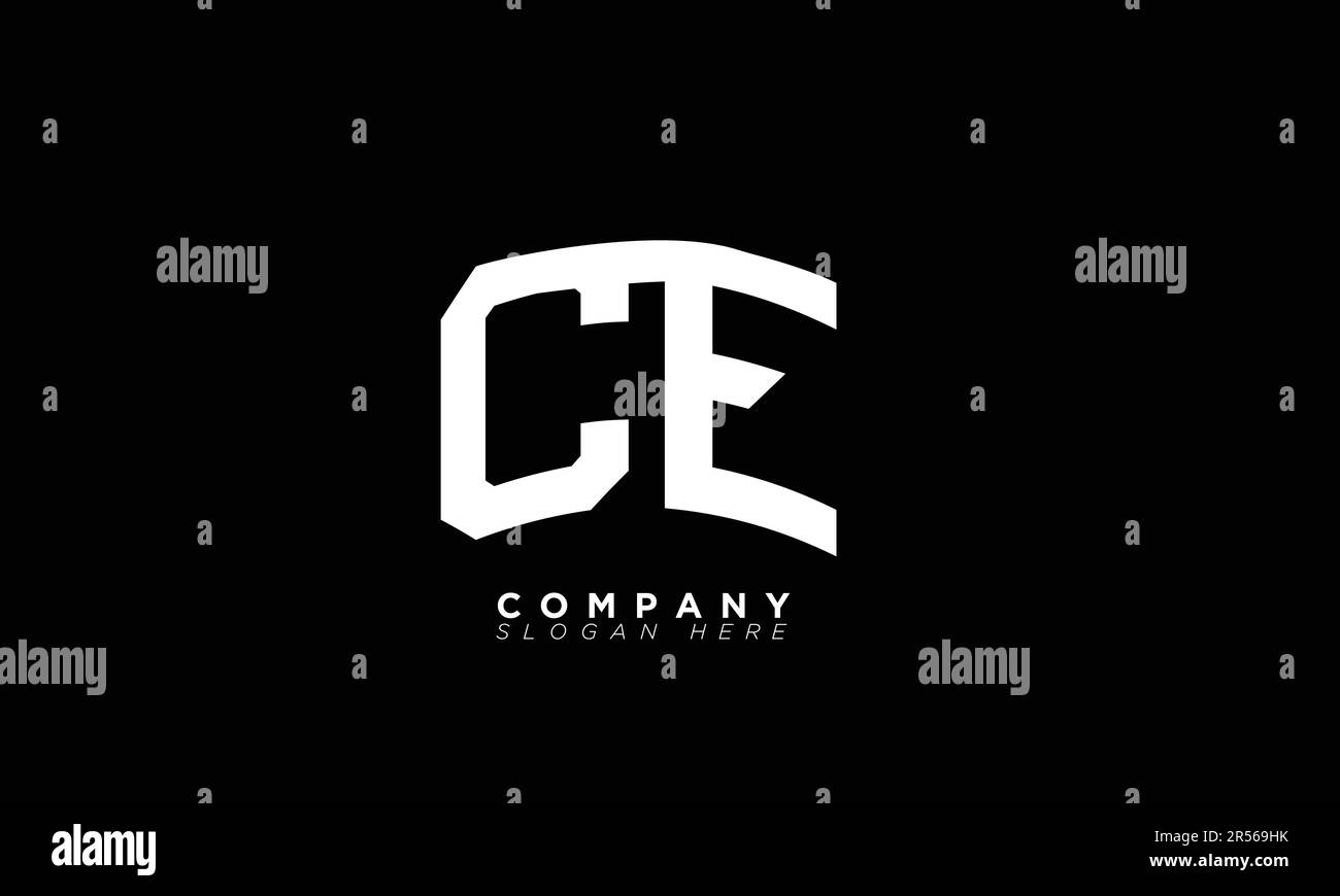 CE Alphabet letters Initials Monogram logo Stock Vector Image & Art - Alamy