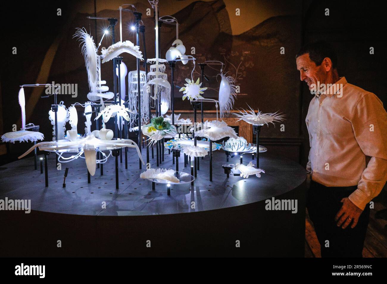 London, UK, 01st June 2023. A representative for the installation with ...