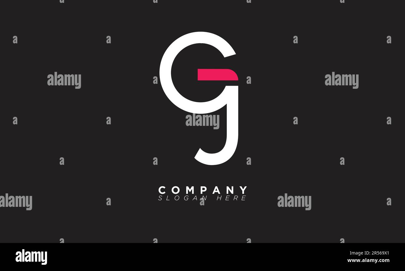 GJ Alphabet letters Initials Monogram logo Stock Vector Image & Art - Alamy