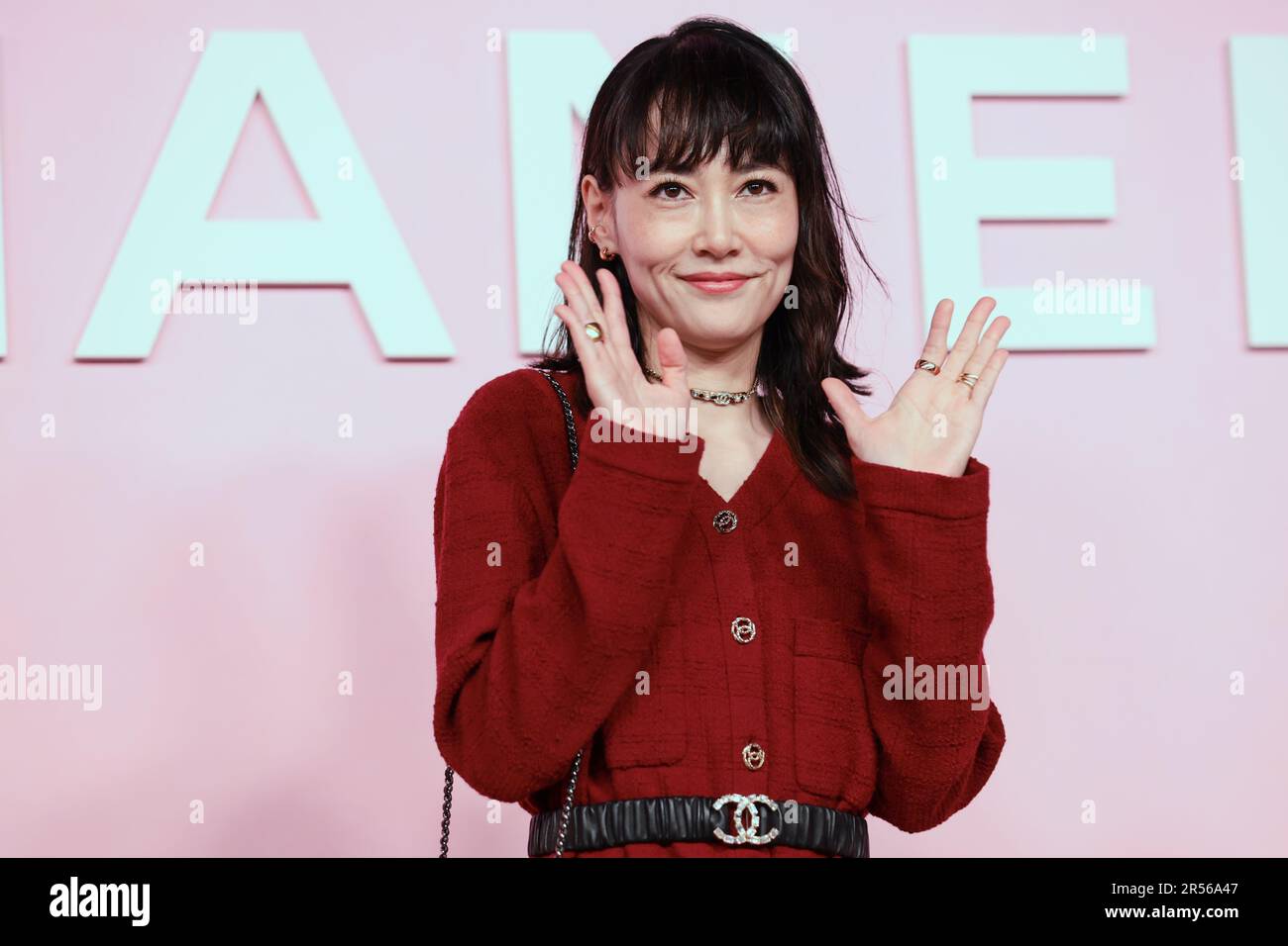 Tokyo Japan. 01/06/2023, Rinko Kikuchi attends the photocall of the Chanel Metiers d'Art 2022/23 ...
