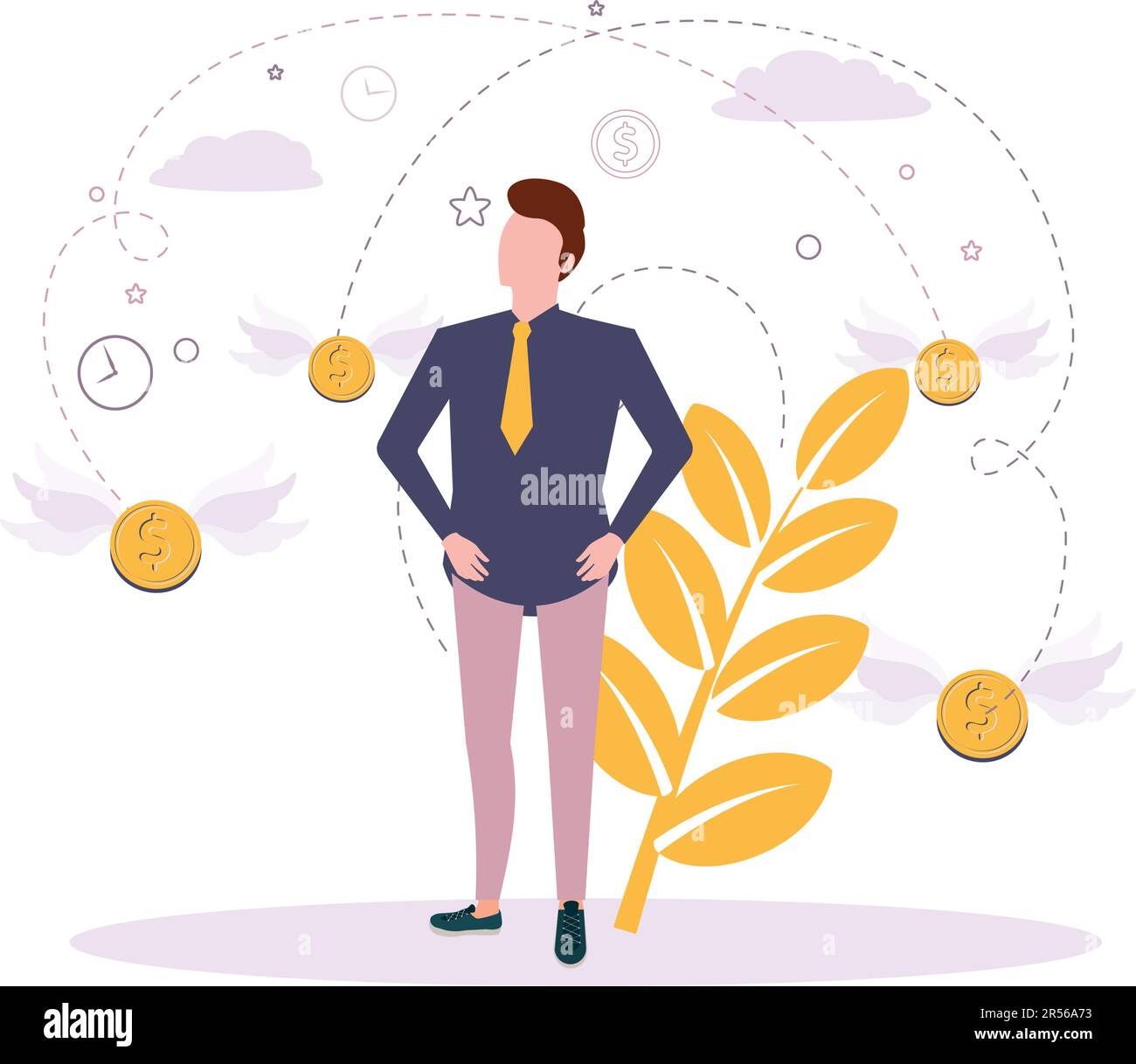 The man made a profit. The man received an income. Profit after ...