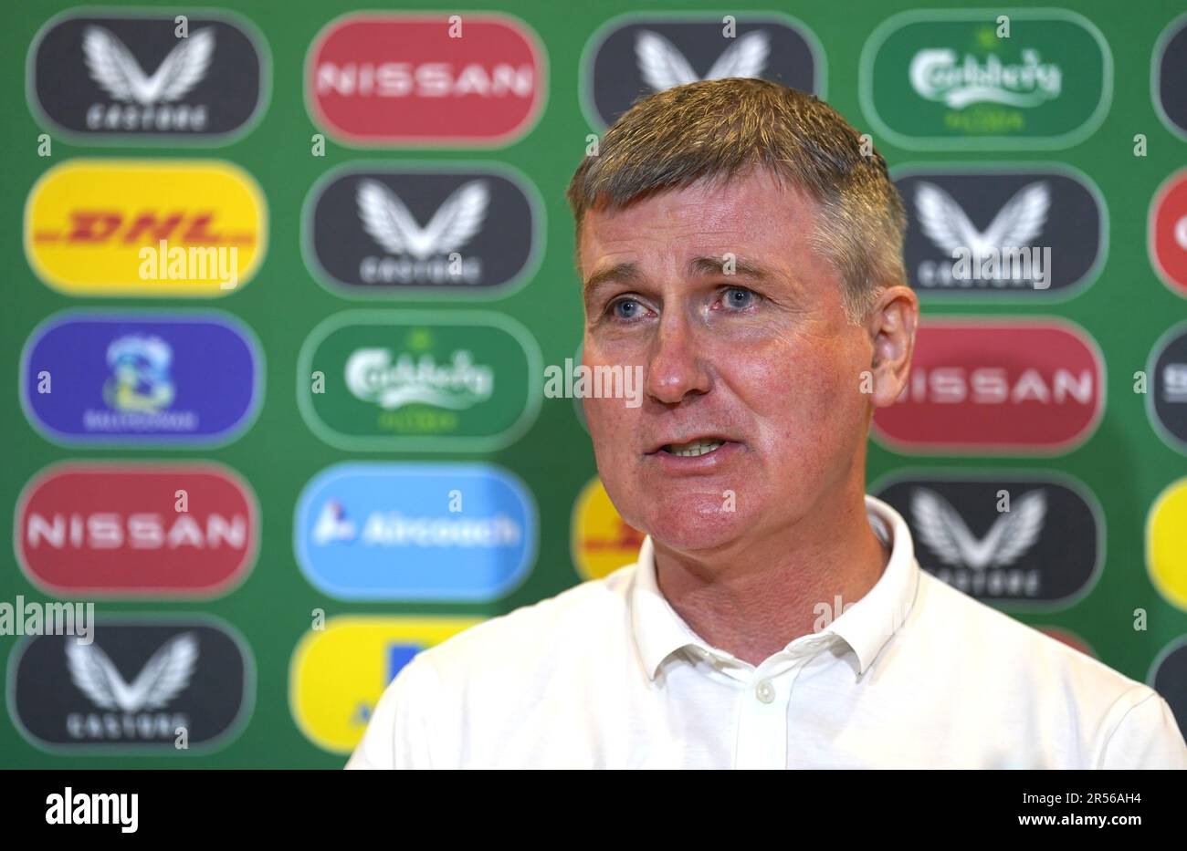 Ireland manager Stephen Kenny during the Ireland Squad Announcement at ...