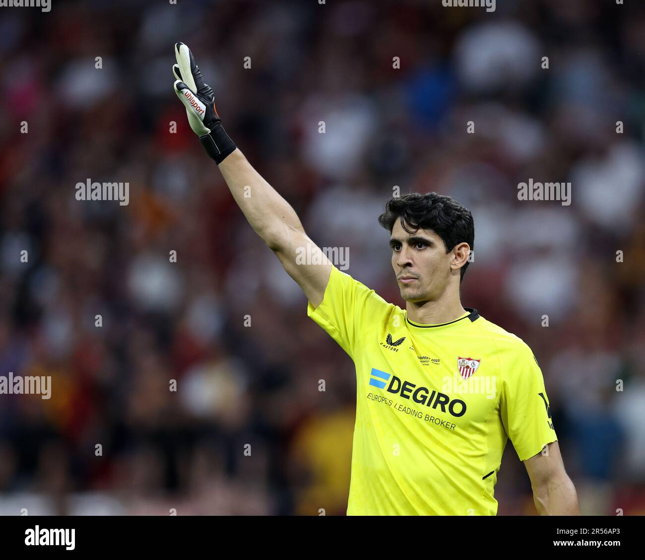 Budapest, Hungary. 31st May, 2023. Yassine Bounou of Sevilla during the ...