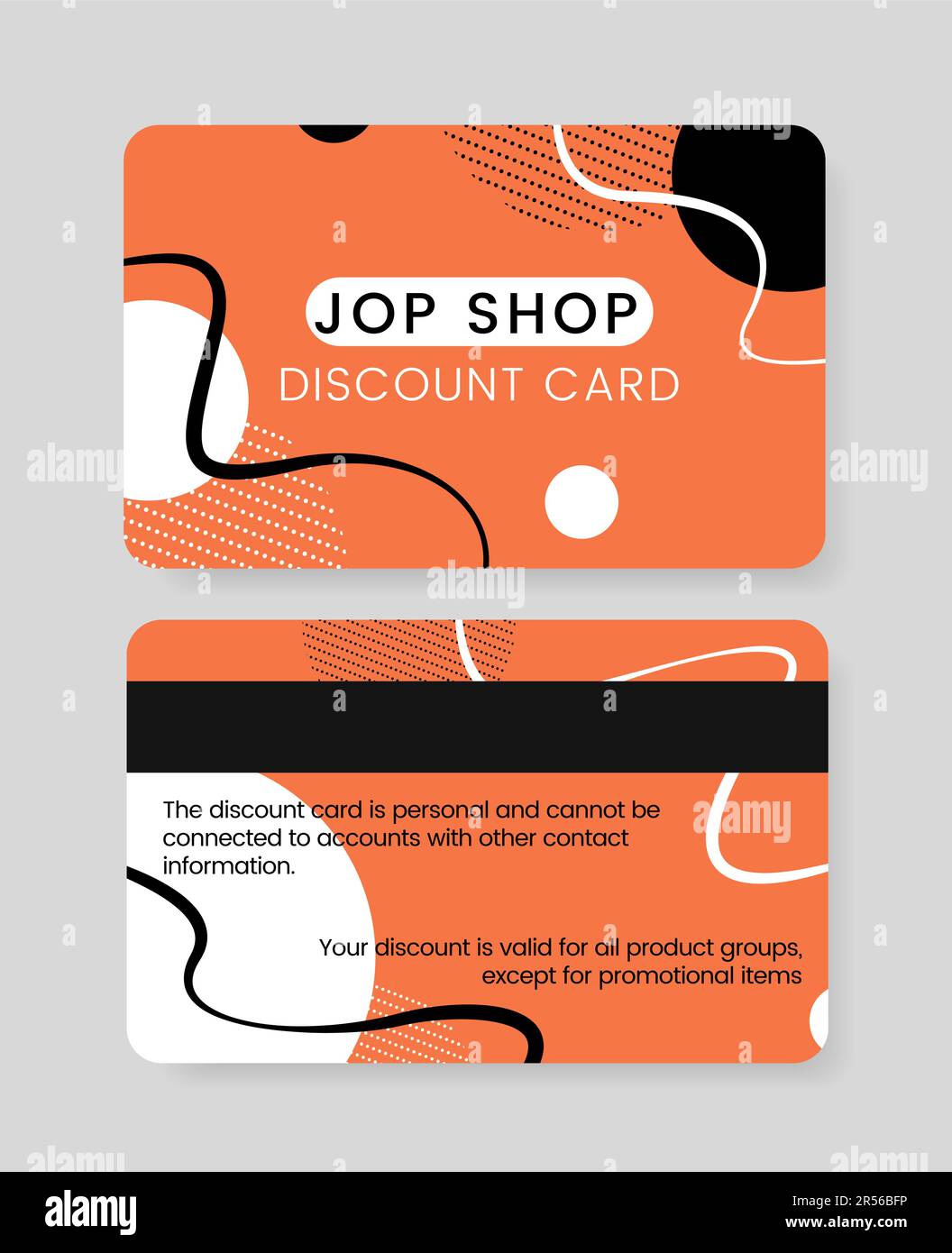 Loyal client card design Stock Vector Images - Alamy