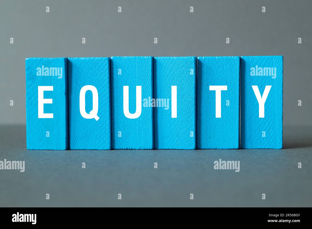 Equity - word concept on building blocks, text Stock Photo - Alamy
