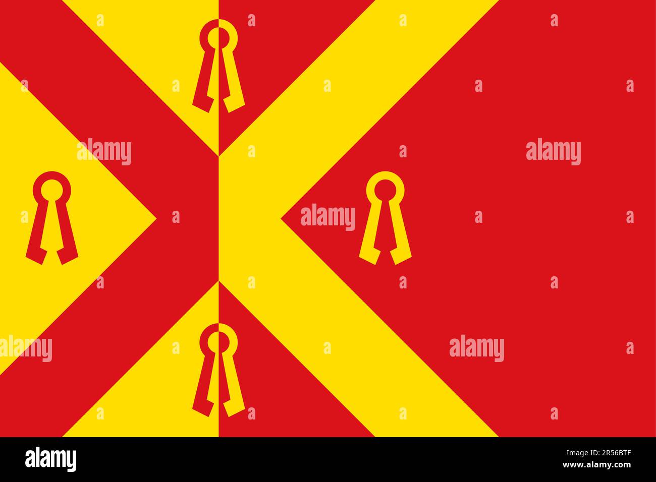 Flag of Gennep Municipality (Limburg province, Kingdom of the ...