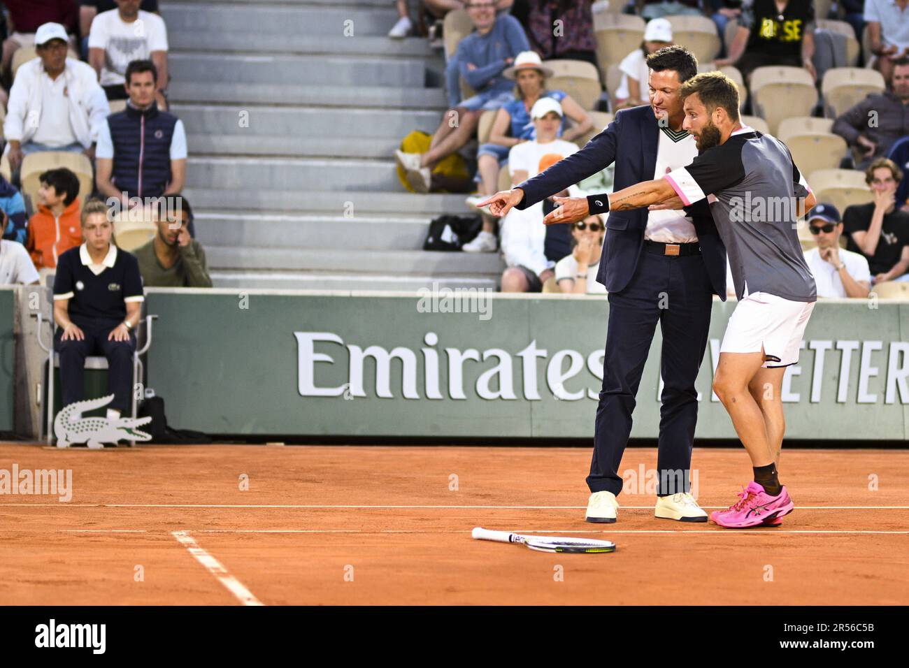 31st May 2023: Roland Garros, Paris, France; The French Open tennis championships; Corentin ...