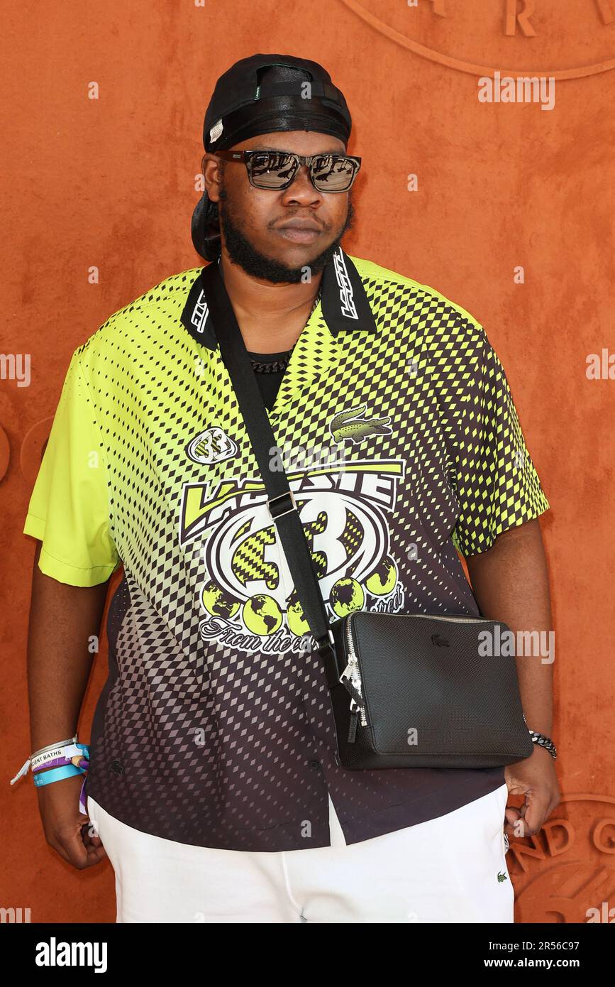 Paris, France. 01st June, 2023. Kadeem Ramsay at village during French ...