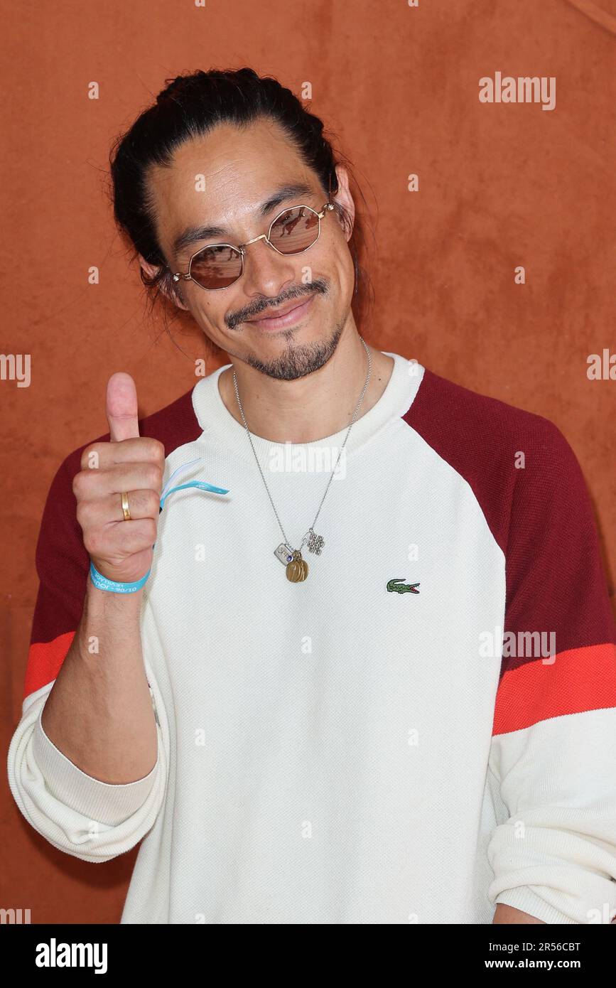 Paris, France. 01st June, 2023. Kim Chapiron at village during French ...