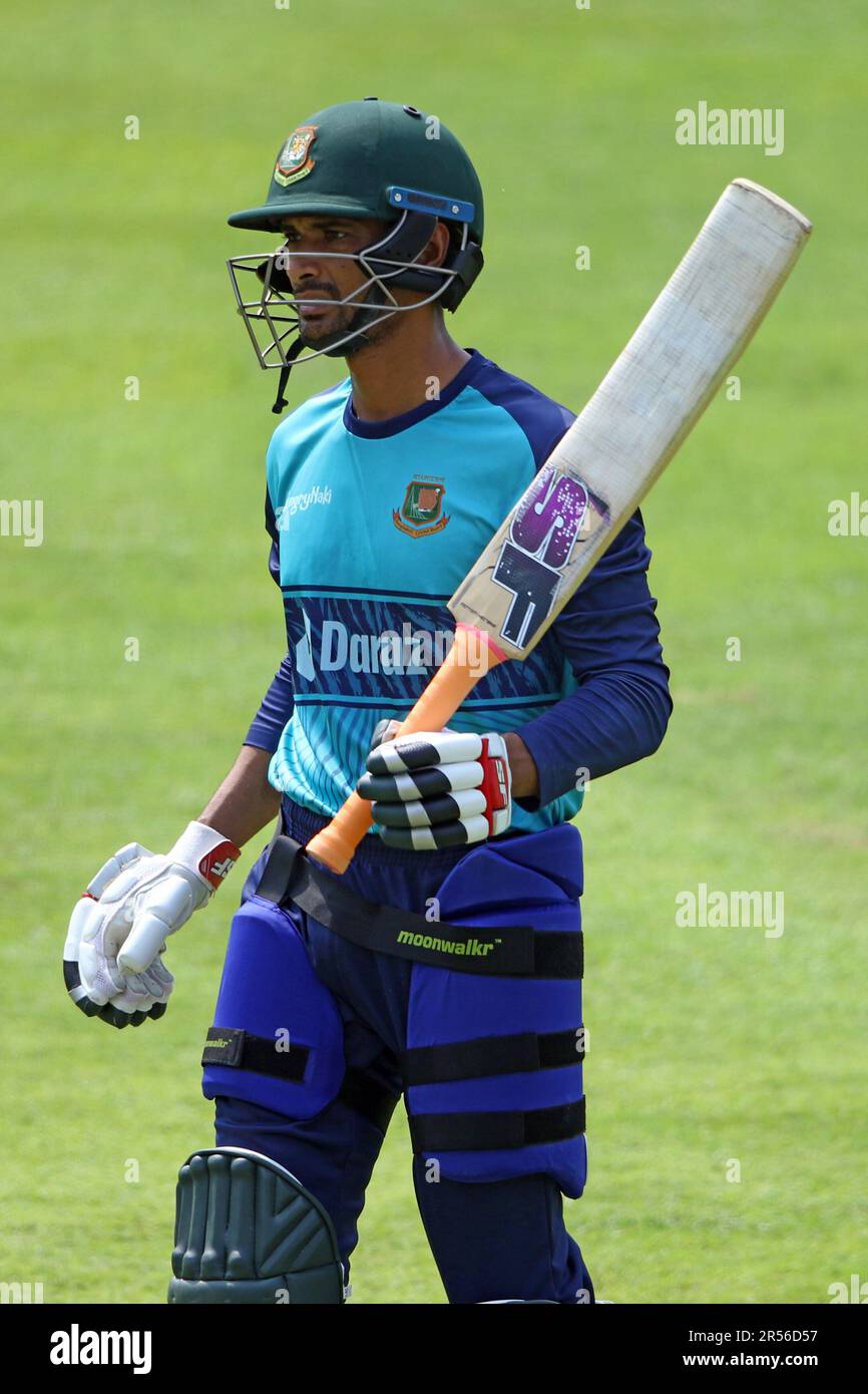 Bangladeshi ace T20 captain Mahmudullah during practice session at Sher ...