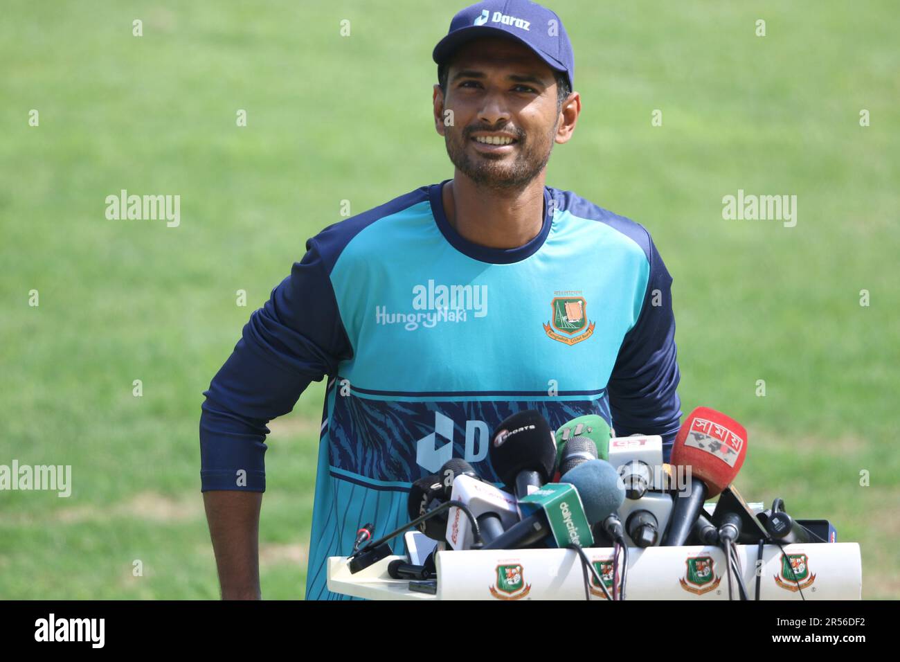 Bangladeshi ace T20 captain Mahmudullah during practice session at Sher ...