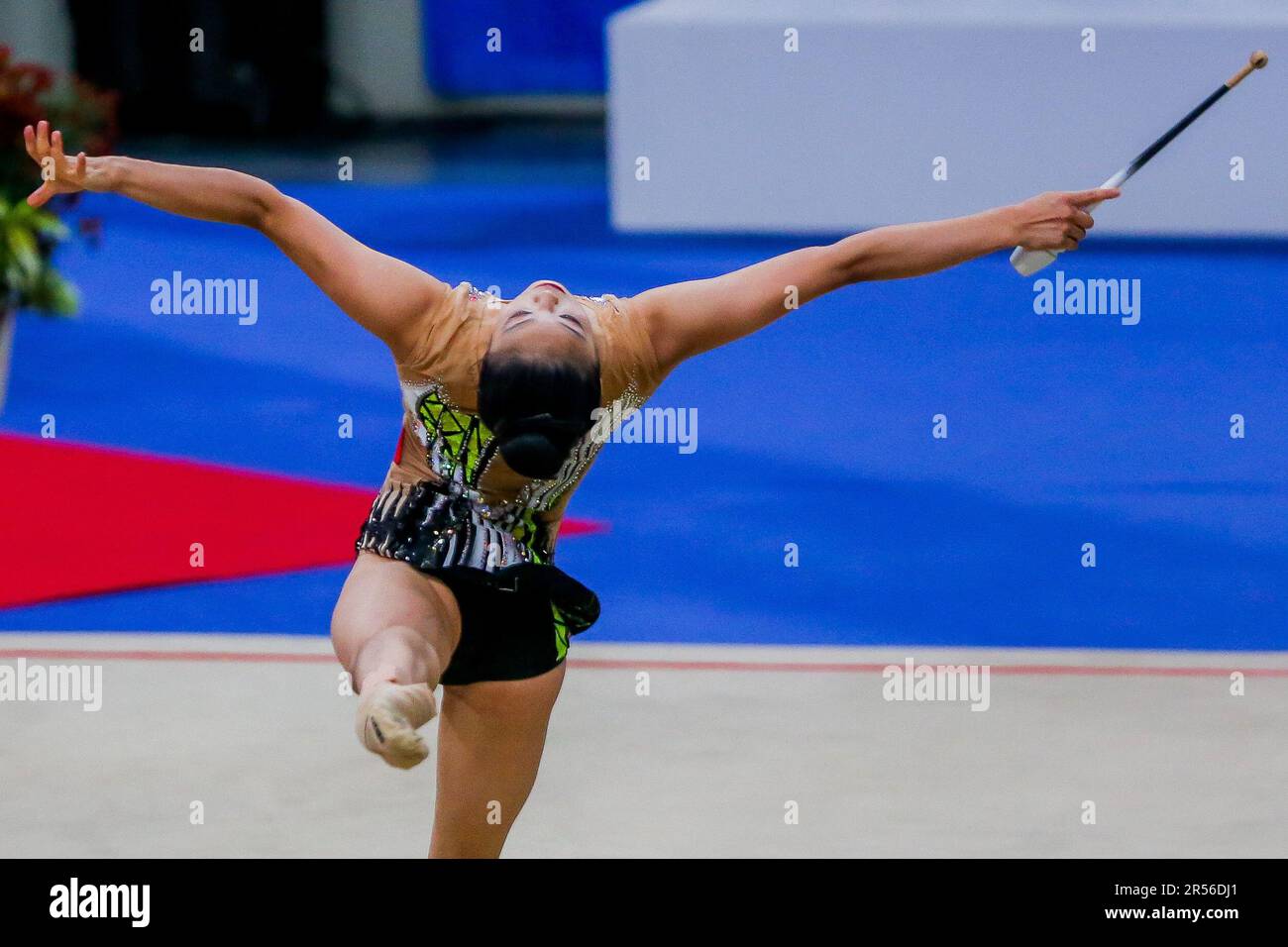 Manila. 1st June, 2023. Zhao Yating of China competes during the clubs ...