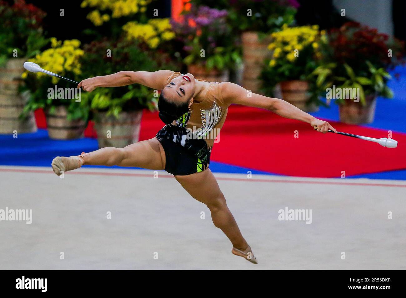 Manila. 1st June, 2023. Zhao Yating of China competes during the clubs ...