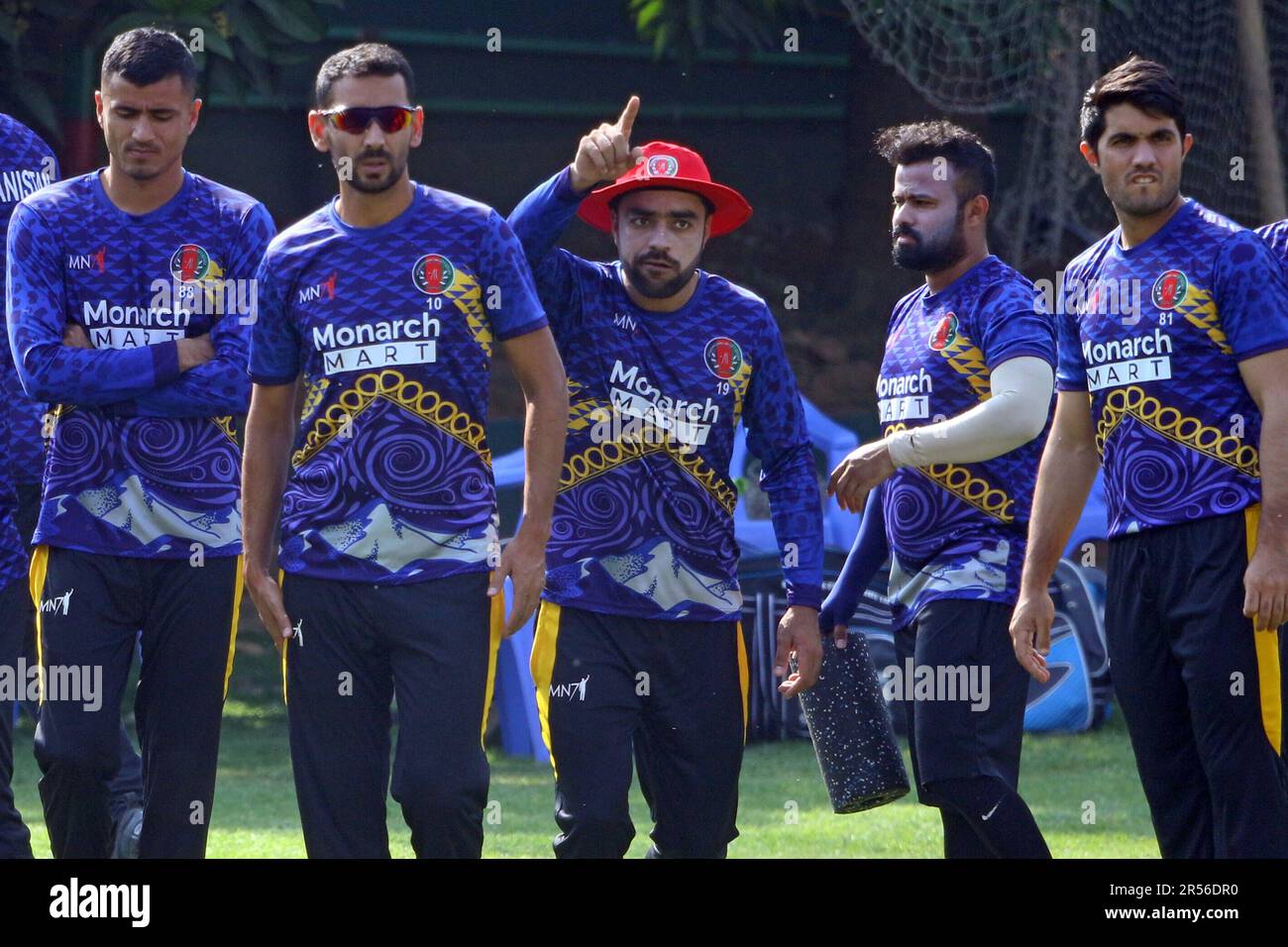 Rashid Khan, Afghanistan star player during Practice session at Sher-e ...