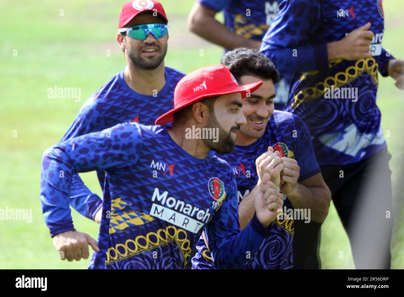 Rashid Khan, Afghanistan star player during Practice session at Sher-e ...