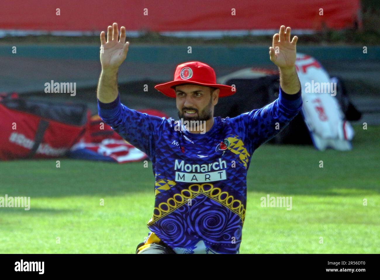 Bangladesh-Afghanistan Team players attends practice session at Sher-e ...