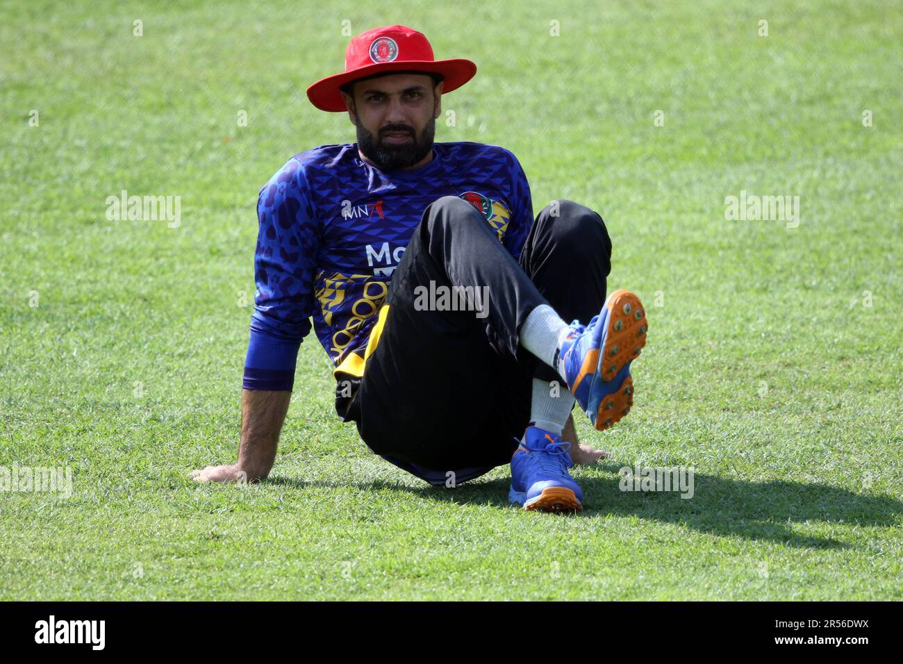 Mohammad Nabi, Afghanistan star player during Practice session at Sher ...