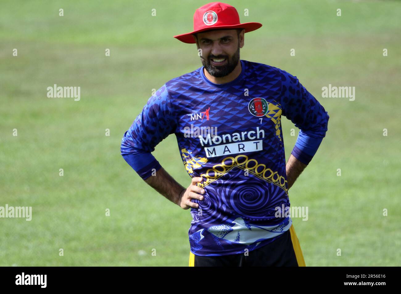 Mohammad Nabi, Afghanistan star player during Practice session at Sher ...