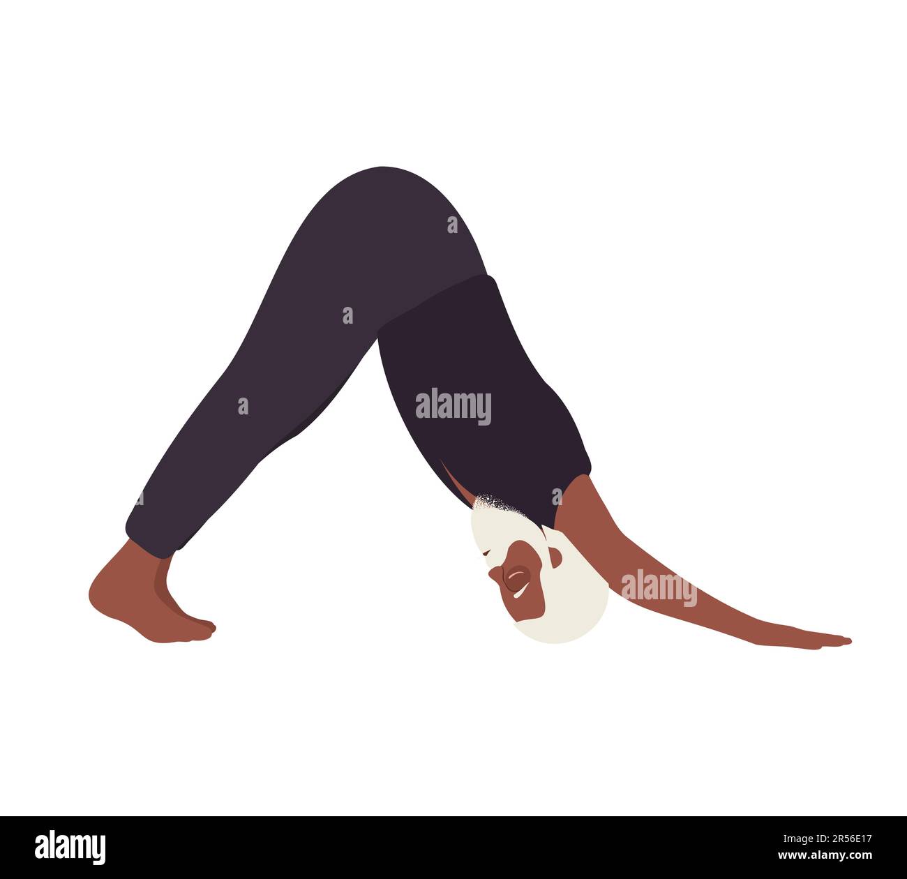 Sitting black senior woman Cut Out Stock Images & Pictures - Alamy