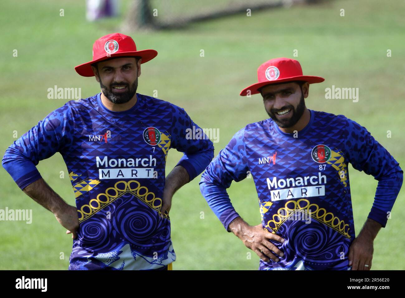 Mohammad Nabi, Afghanistan star player during Practice session at Sher ...
