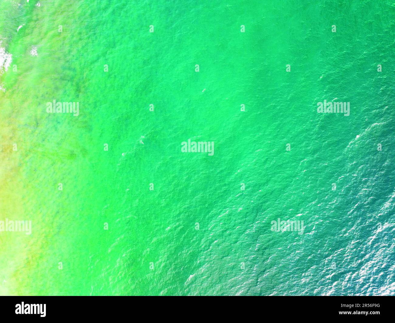 Sea surface aerial view,Bird eye view photo of crashing waves and water ...