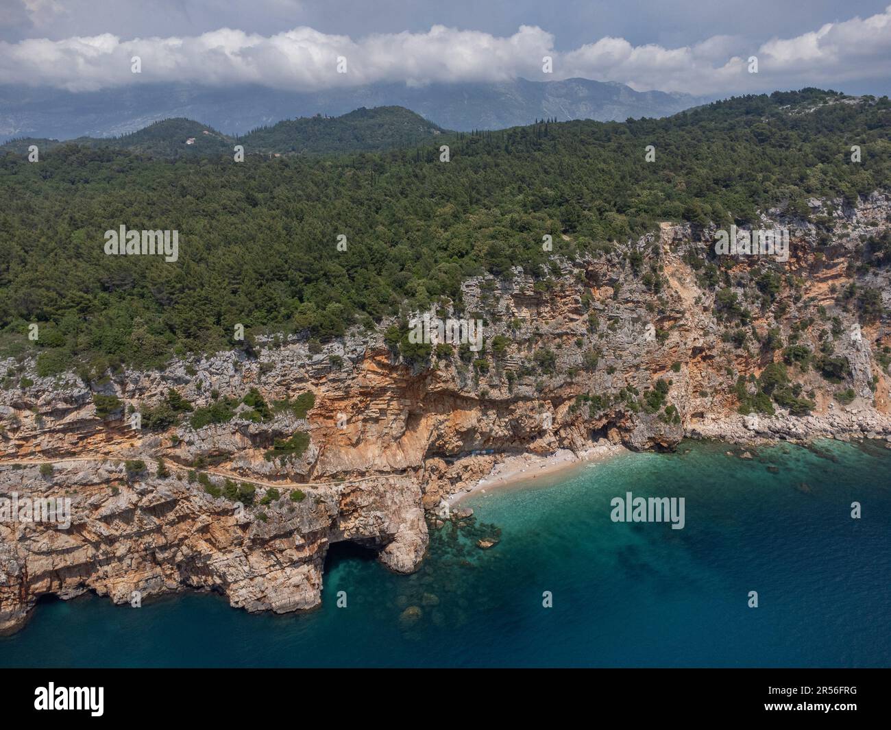 Konavle, Croatia. 24th May, 2023. Aerial photo taken on May 24, 2023 ...