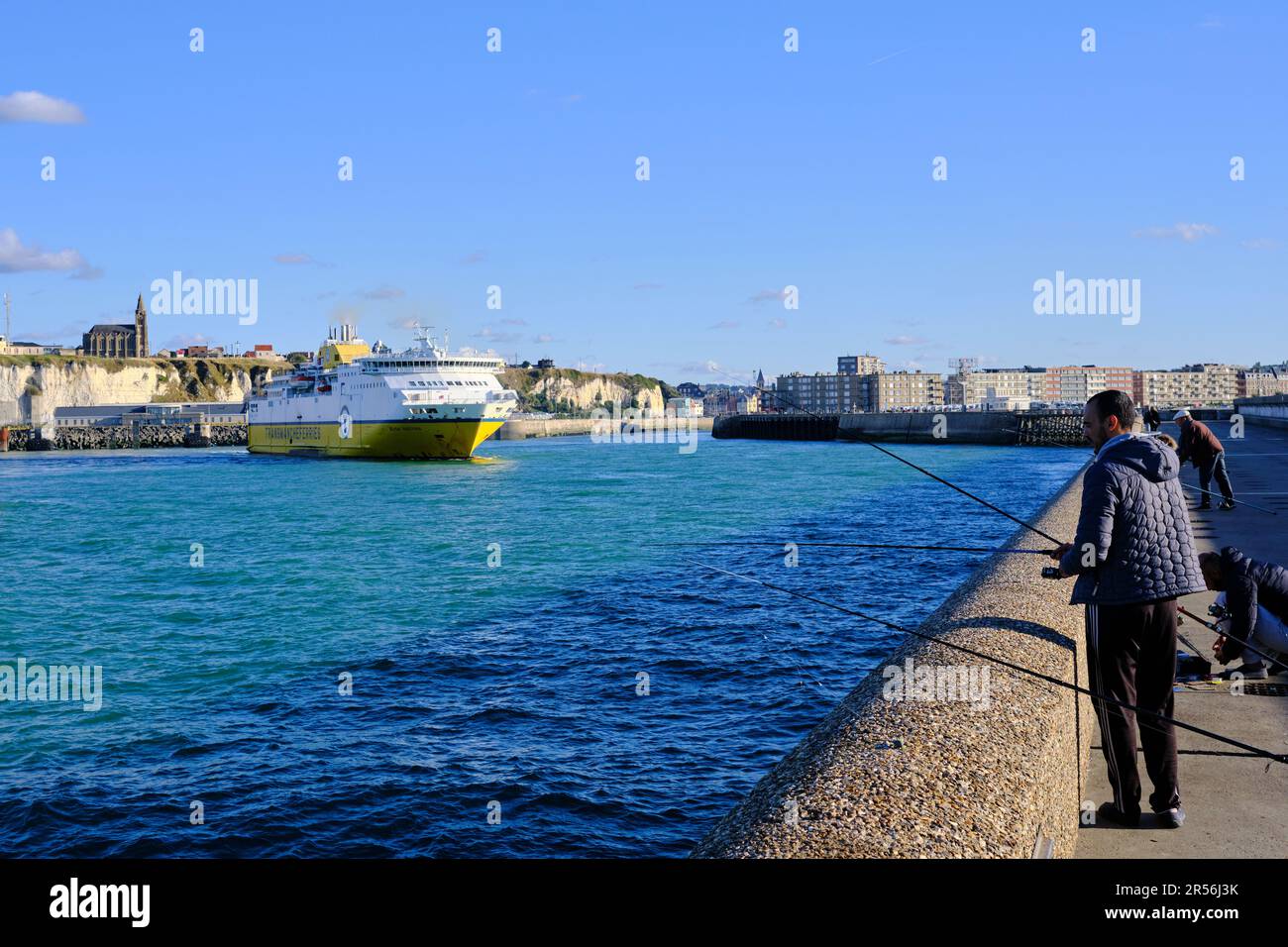 Dieppe, Normandy, France - September 21 2022: The passenger ship Seven Sisters, a Newhaven ...