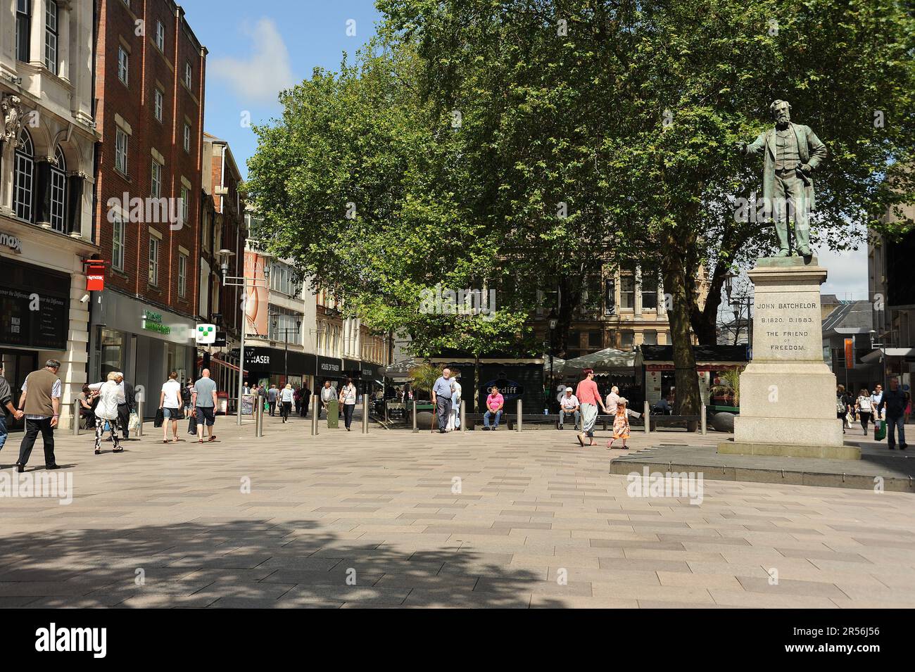 Victoria Place (left) and Working Street (right Stock Photo - Alamy