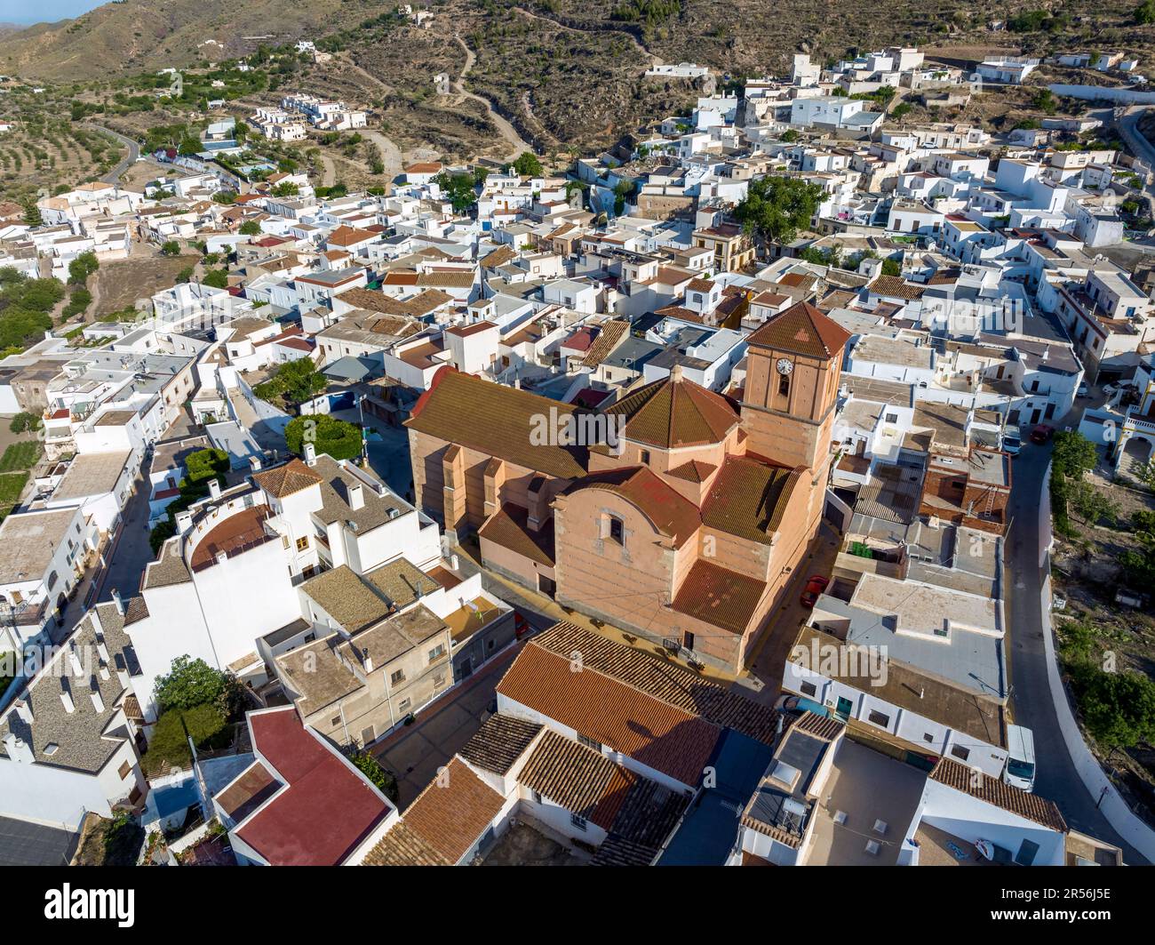 Church of Our Lady of Monte Sion in Lucainena de la Torres province of ...