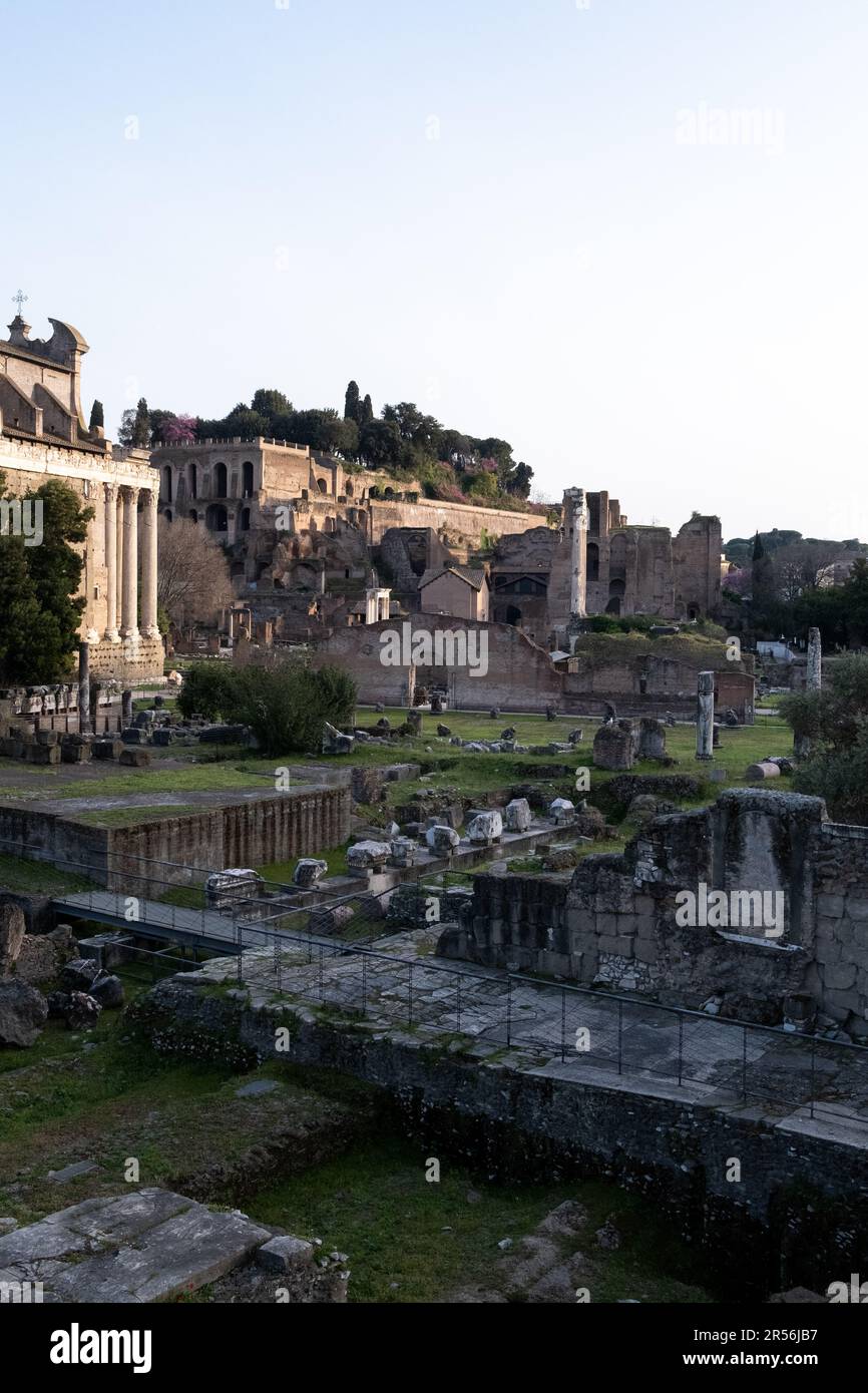 Forum romain et le palatin hi-res stock photography and images - Alamy
