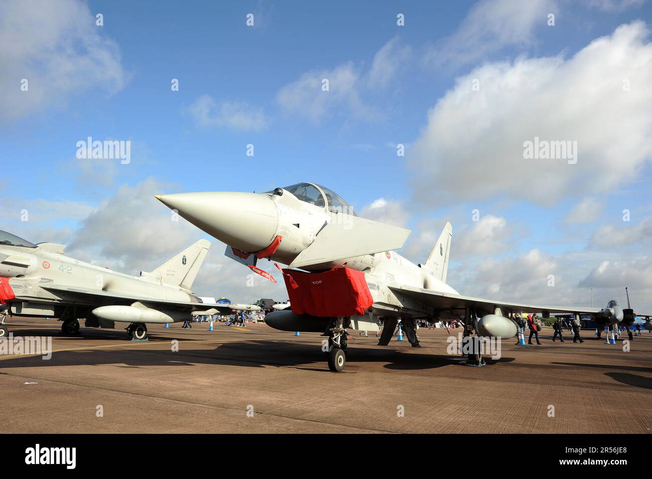 Italian Air Force Eurofighter at RIAT, 2015 Stock Photo - Alamy