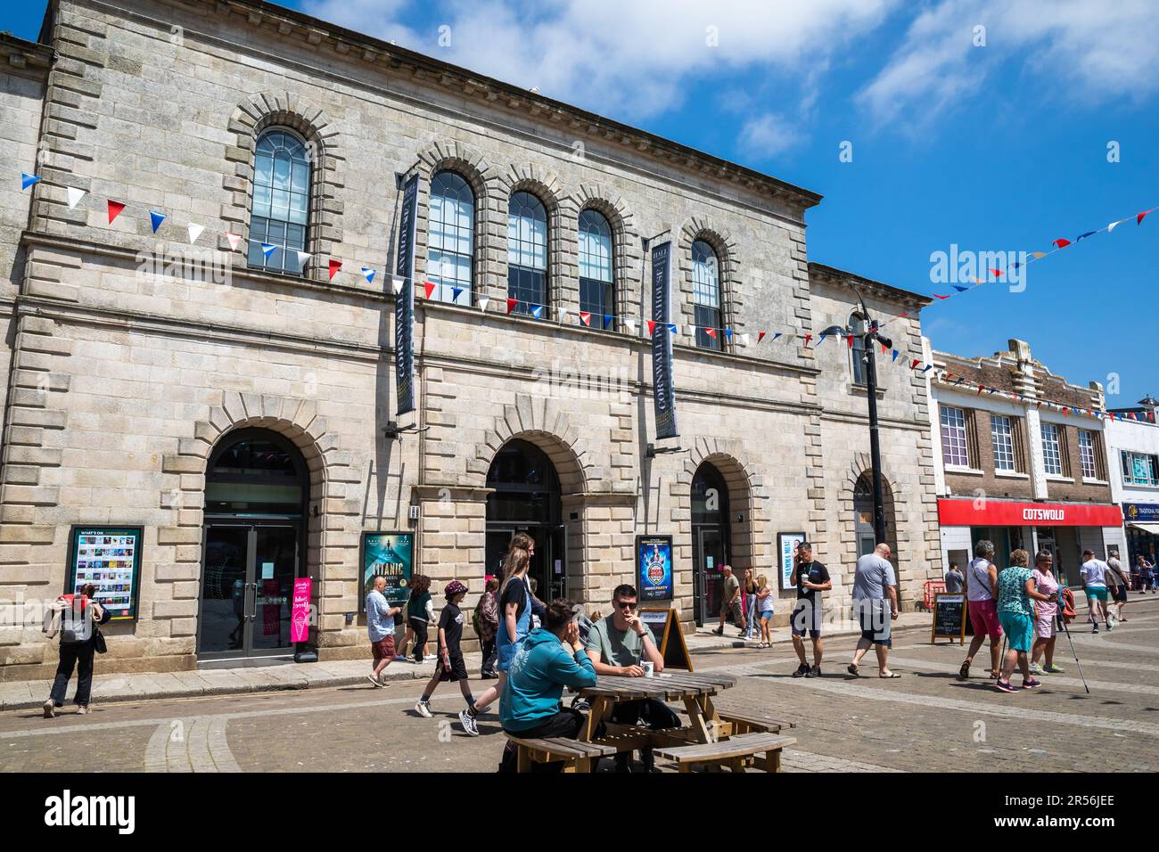 Hall for Cornwall theatre in Truro, Cornwall,UK Stock Photo - Alamy