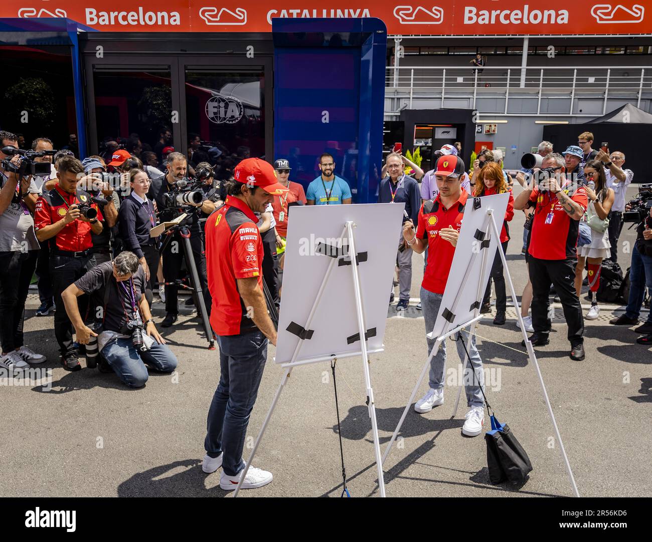 Charles leclerc 2023 barcelona hi-res stock photography and images - Alamy