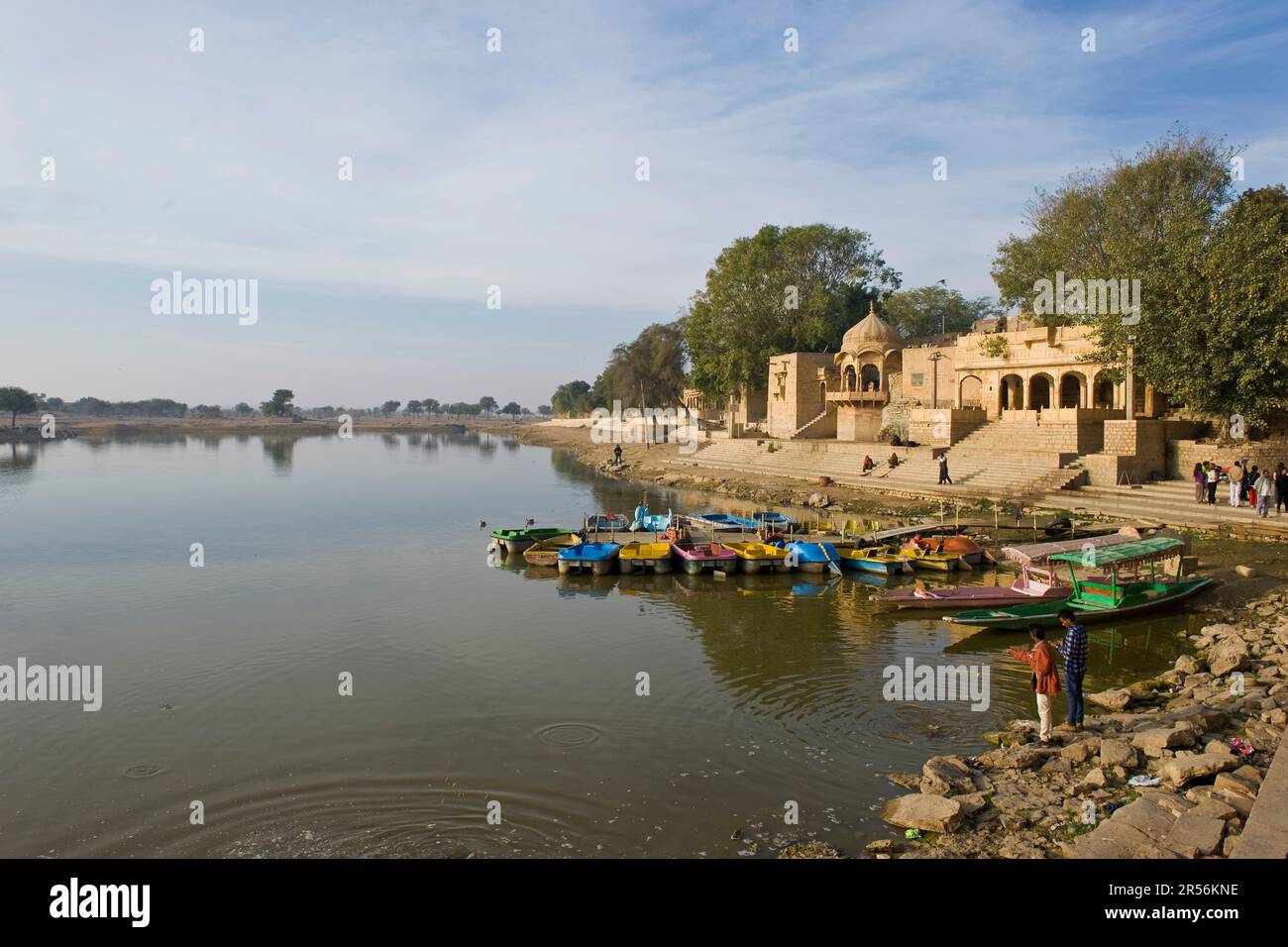 Gadisar tank. jaisalmer. rajasthan. India Stock Photo - Alamy