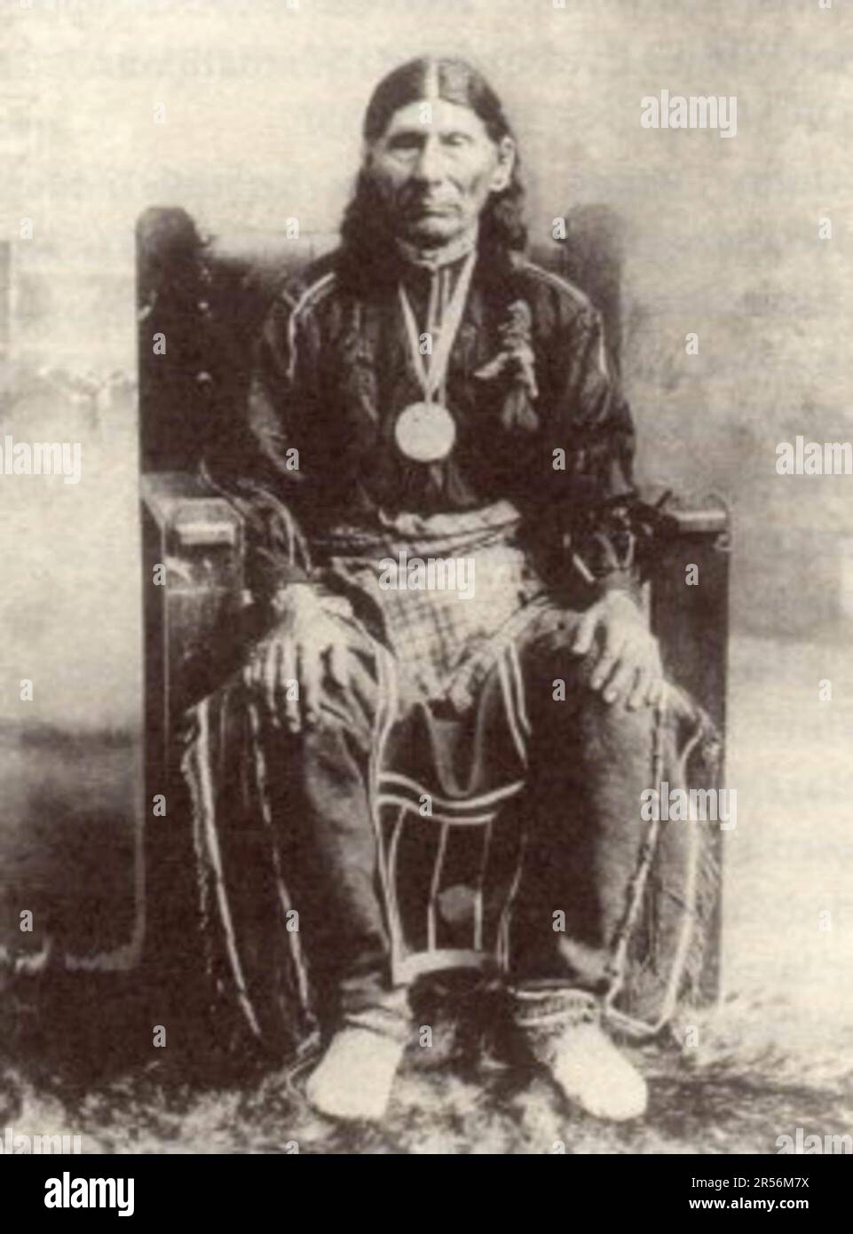 Chief White Eagle of the Pawnee Stock Photo - Alamy