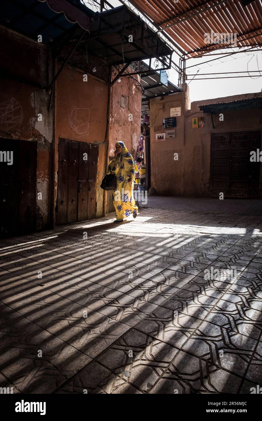 Morocco. Marrakech. Medina Stock Photo - Alamy
