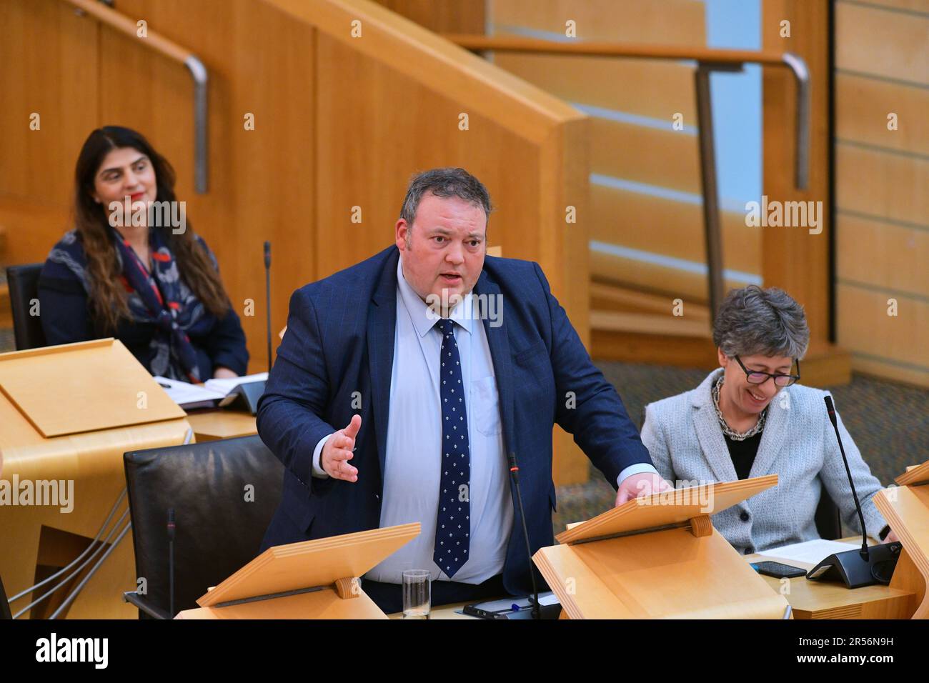 Edinburgh Scotland, UK 01 June 2023. Jamie Halcro Johnston at the ...