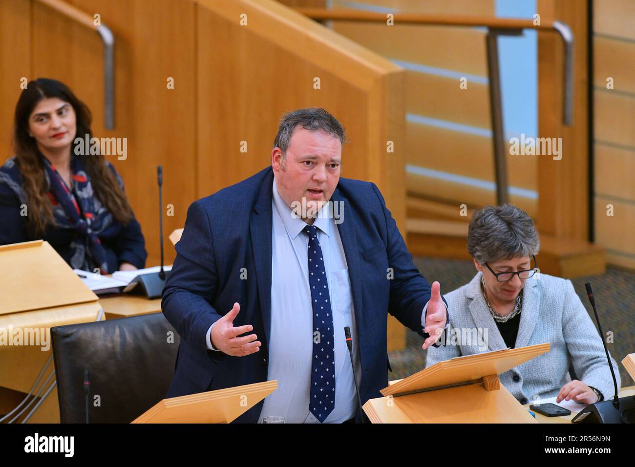 Edinburgh Scotland, UK 01 June 2023. Jamie Halcro Johnston at the ...