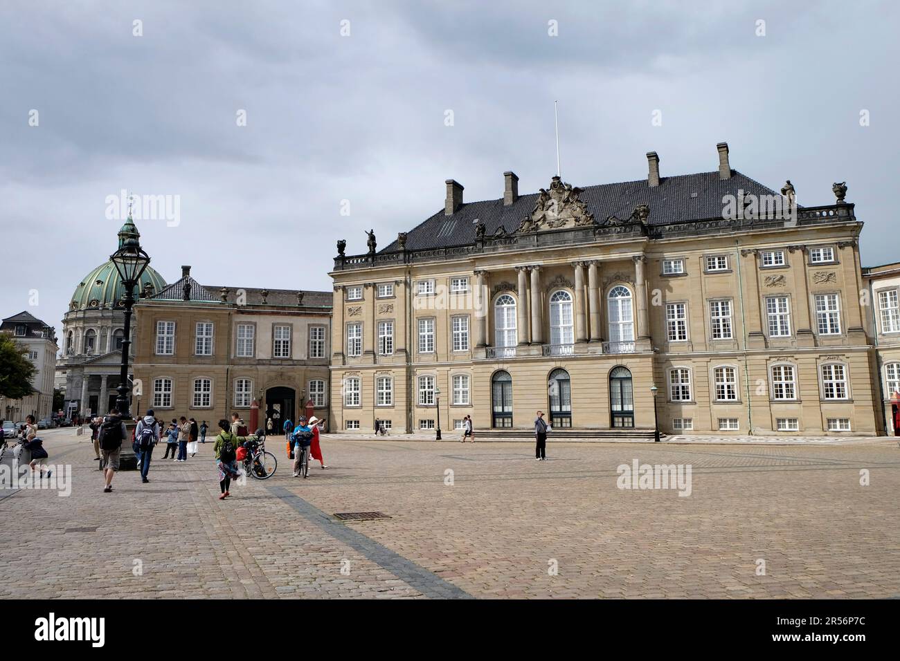 Denmark. Copenhagen. Amalienborg Royal Palace Stock Photo - Alamy