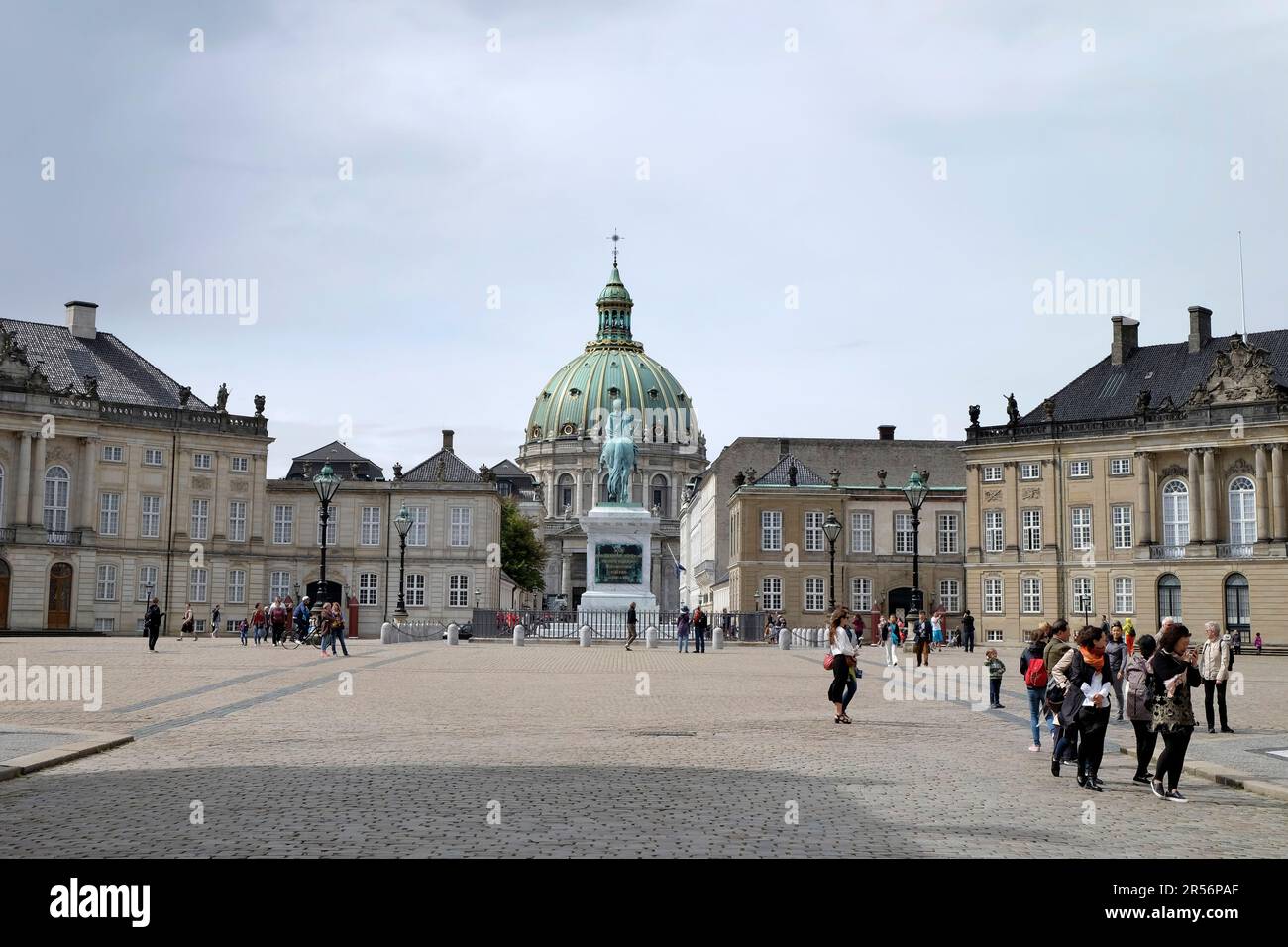 Denmark. Copenhagen. Amalienborg Royal Palace Stock Photo - Alamy