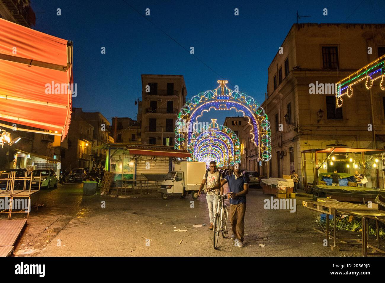Palermo night hi-res stock photography and images - Alamy