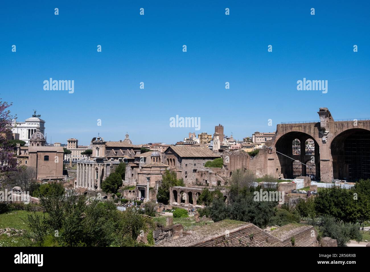 Italy, Roma, 2022-04-14. Tourism through the city of Rome, the Italian ...