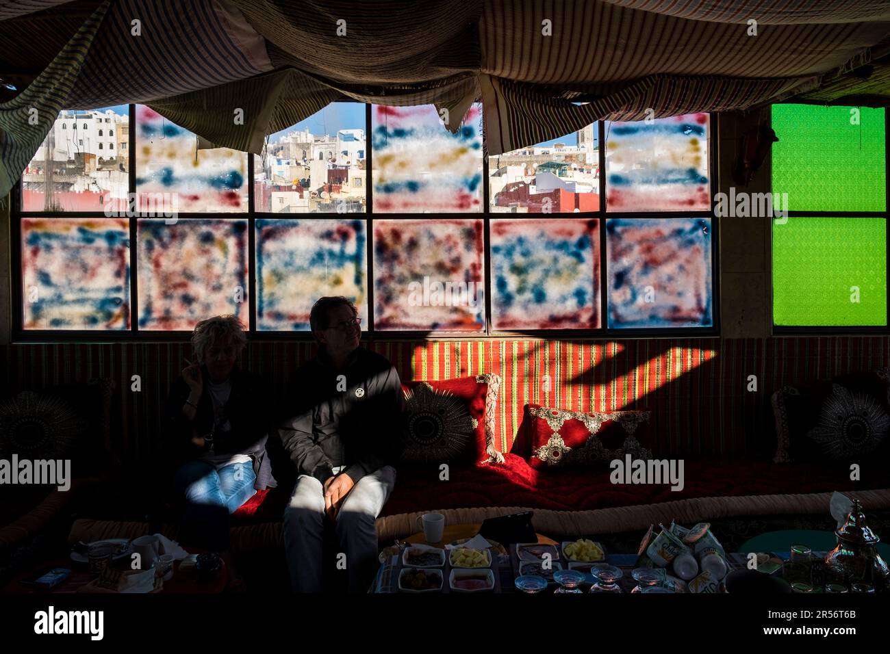 Morocco. Tangier. local riad Stock Photo - Alamy