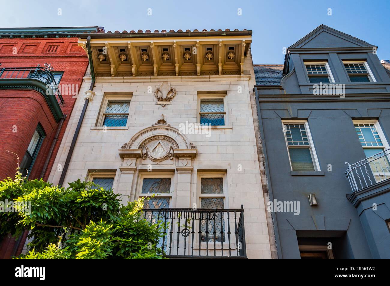 Dc row homes hi-res stock photography and images - Alamy